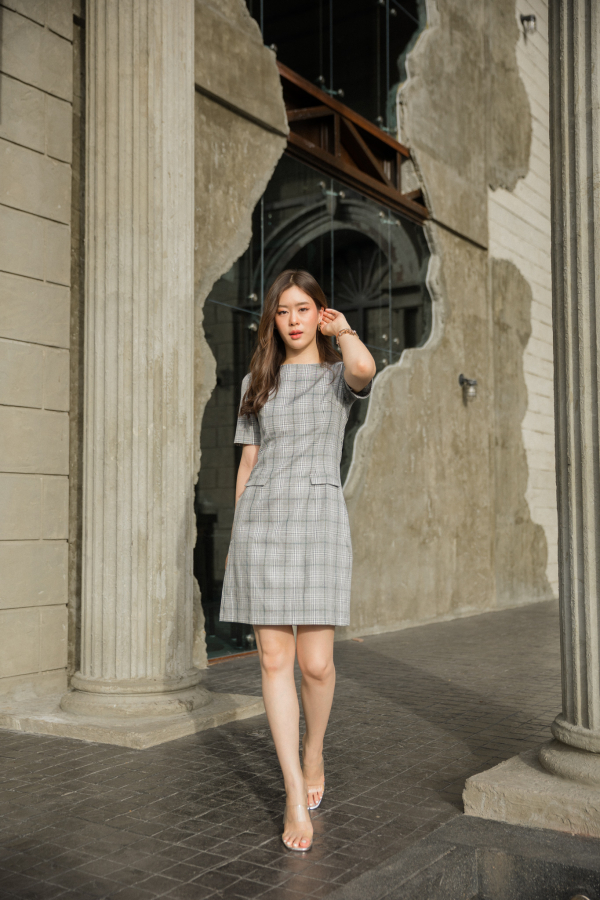 Gina Tweed Finley Grey Dress