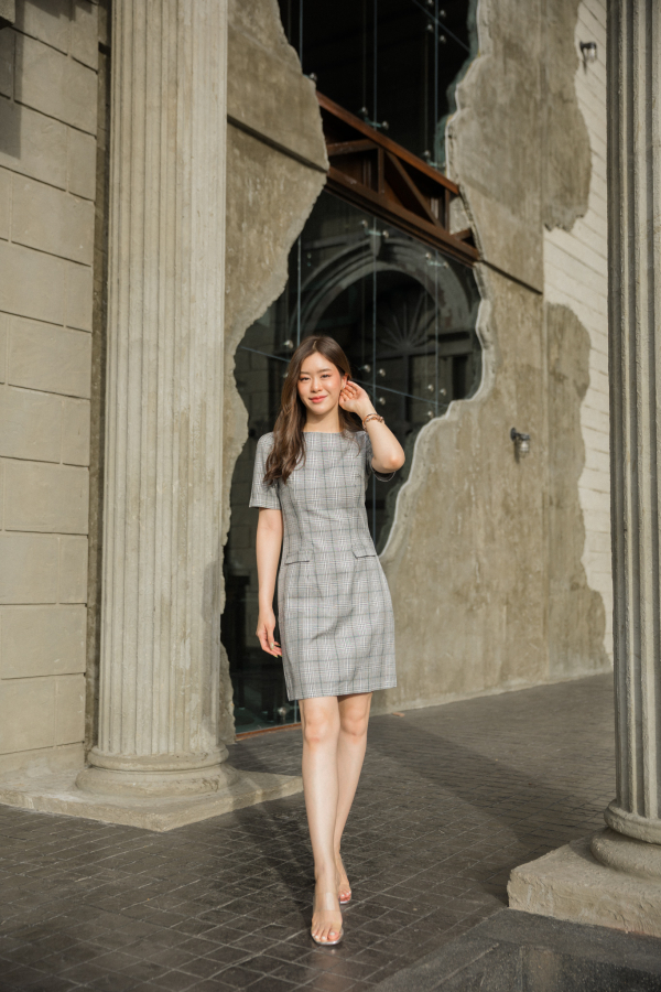 Gina Tweed Finley Grey Dress