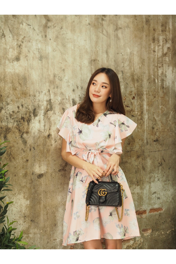 Misty Flora Old rose Dress