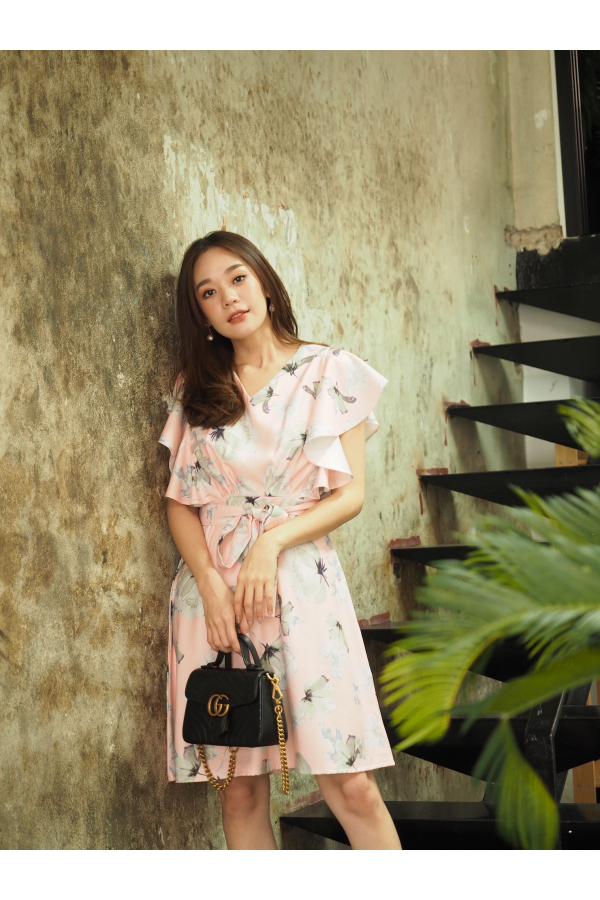 Misty Flora Old rose Dress